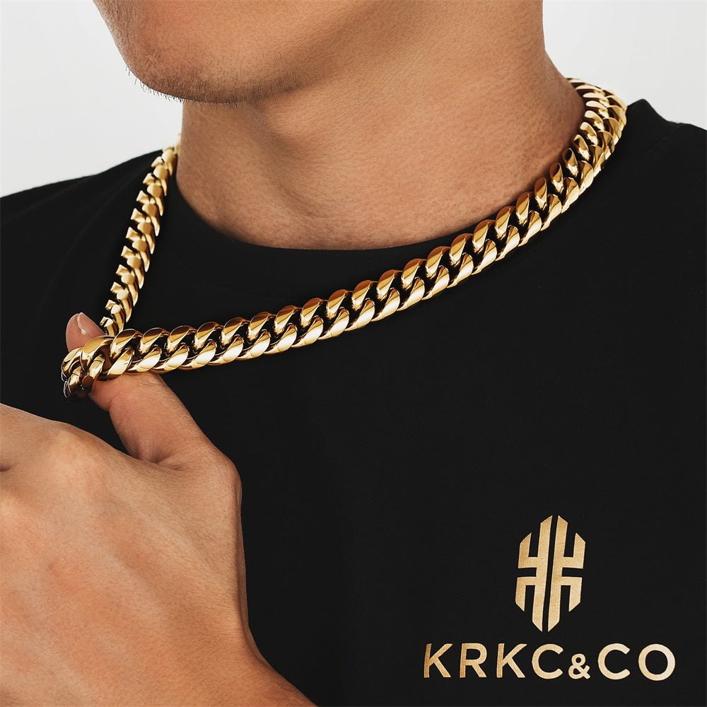 14mm Miami Cuban Link Chain KRKC – krkc&co