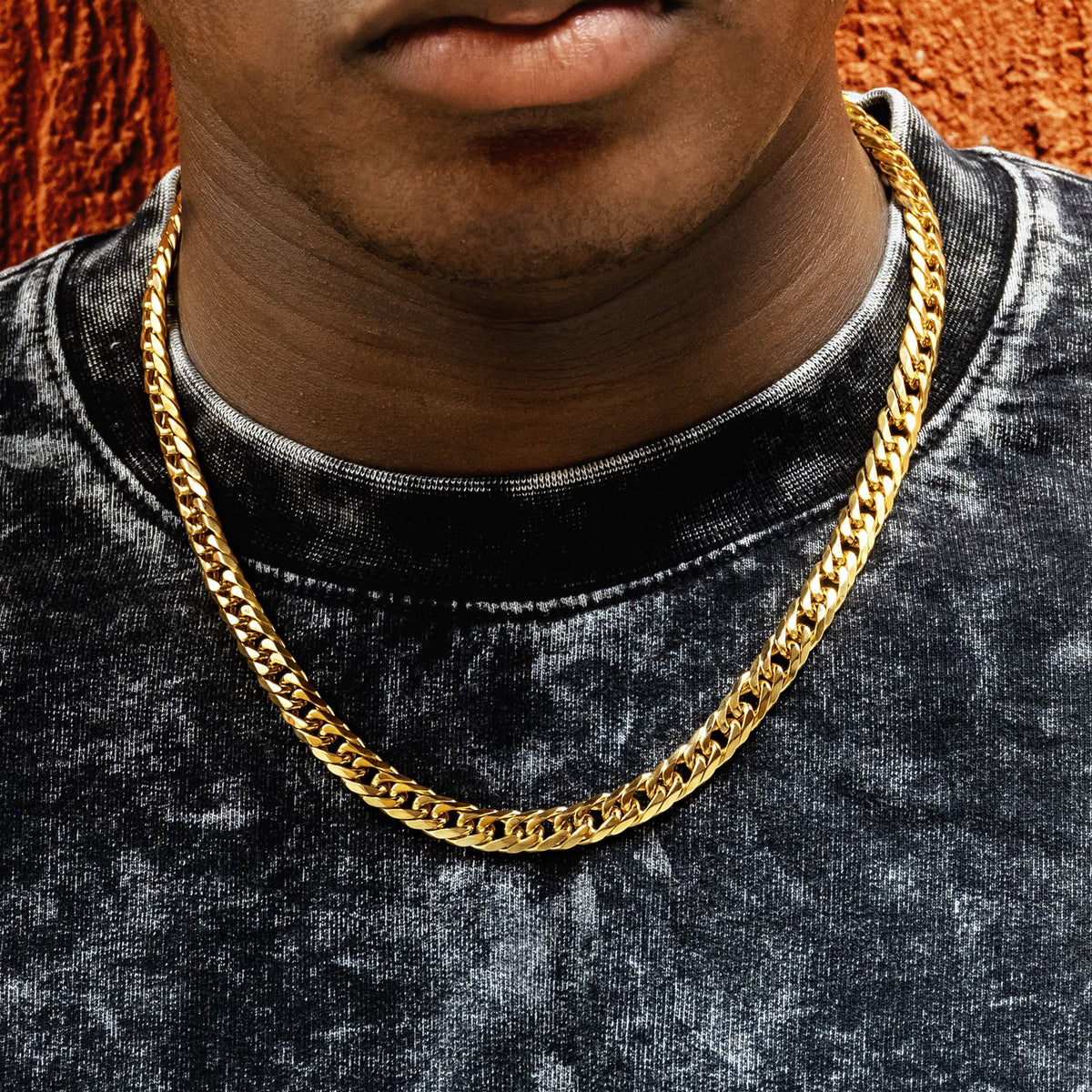 6-Sided | 8mm Miami Cuban Link Chain KRKC – krkc&co