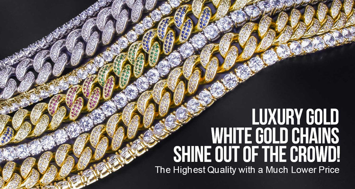 Hip Hop Chains Jewelry, Bling Gold Chains for Men - KRKC&CO – krkc&co