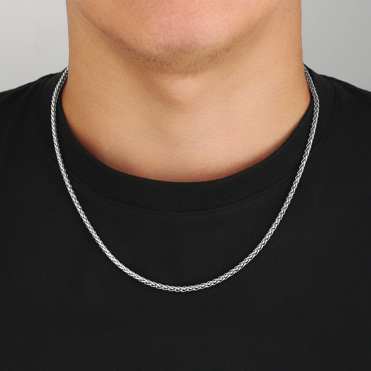 10mm 18K Gold/White Gold Curb Cuban Chain Kihei Chain – krkc&co