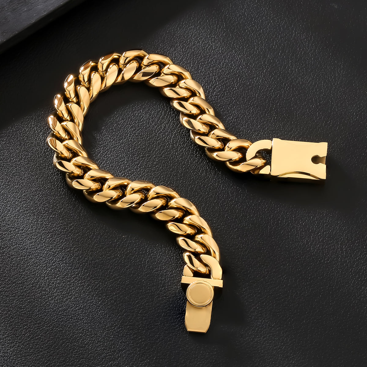 NEW 12mm Push Clasp Miami Cuban Link Bracelet – krkc&co