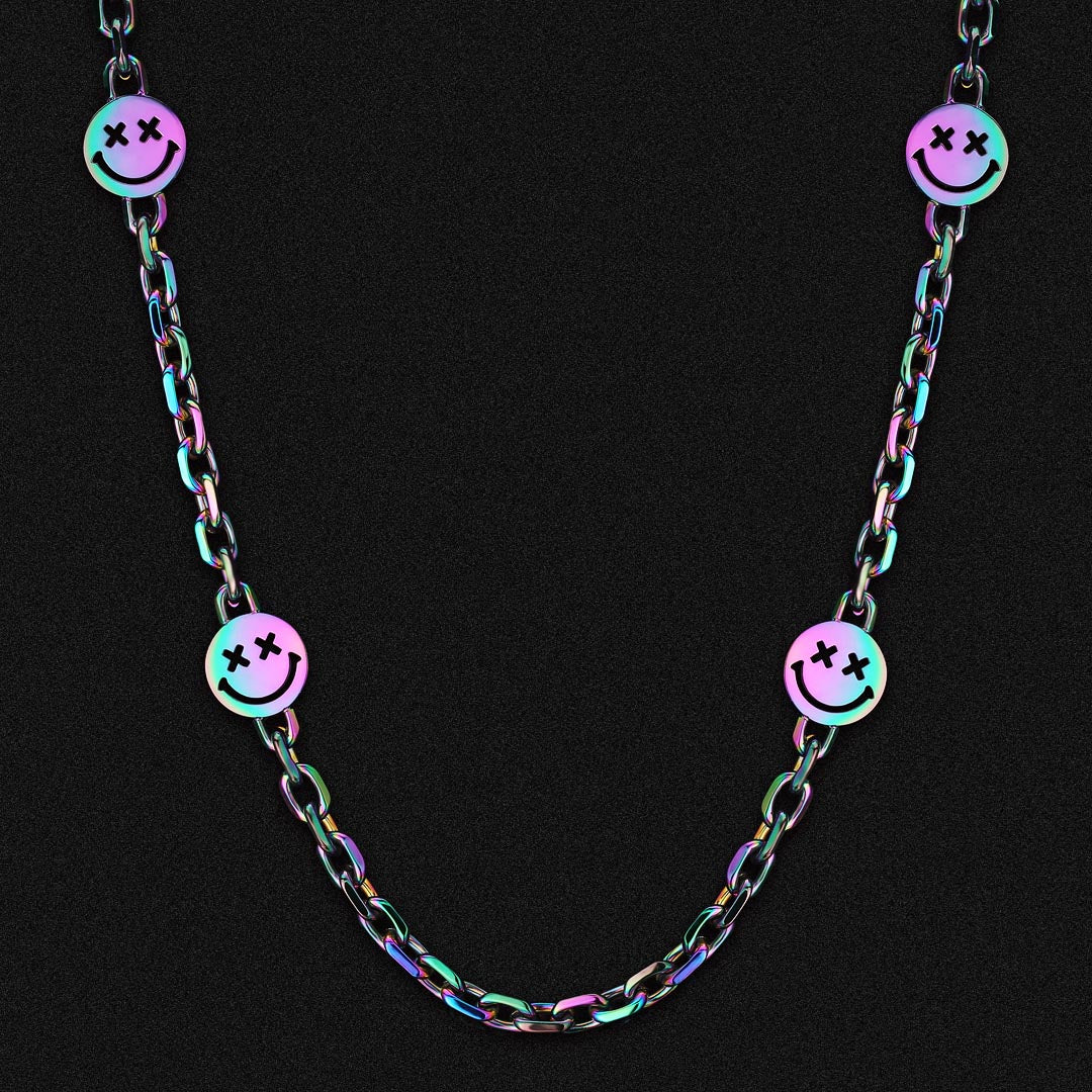 6mm Smiley Cable Chain for Men - KRKC&CO – krkc&co